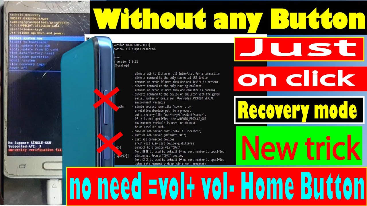 Free Way 1 Click to Enter Recovery Mode on Any Samsung without Home or ...