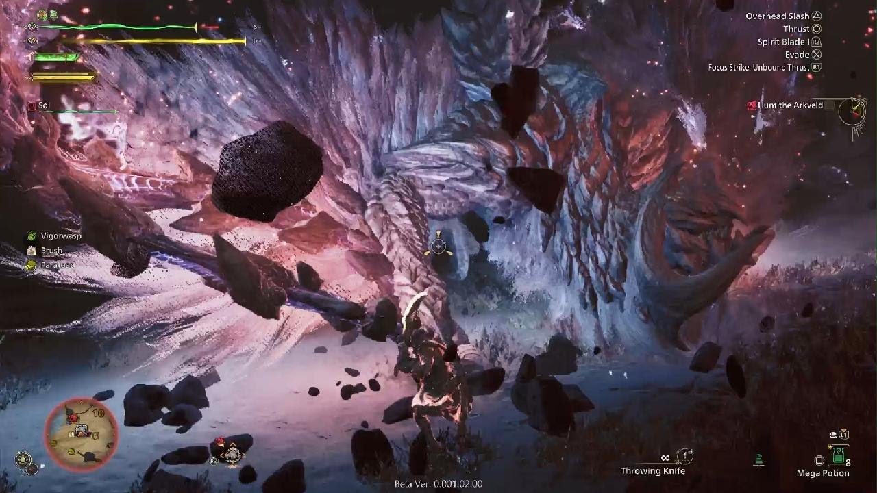 Monster Hunter Wilds Beta - Arkveld Longsword Solo - YouTube