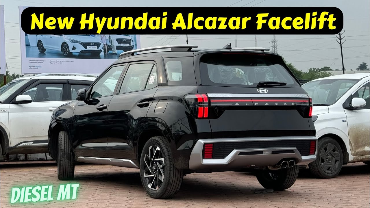New Hyundai Alcazar Facelift Review | 2024 Alcazar Diesel Manual - 2nd ...