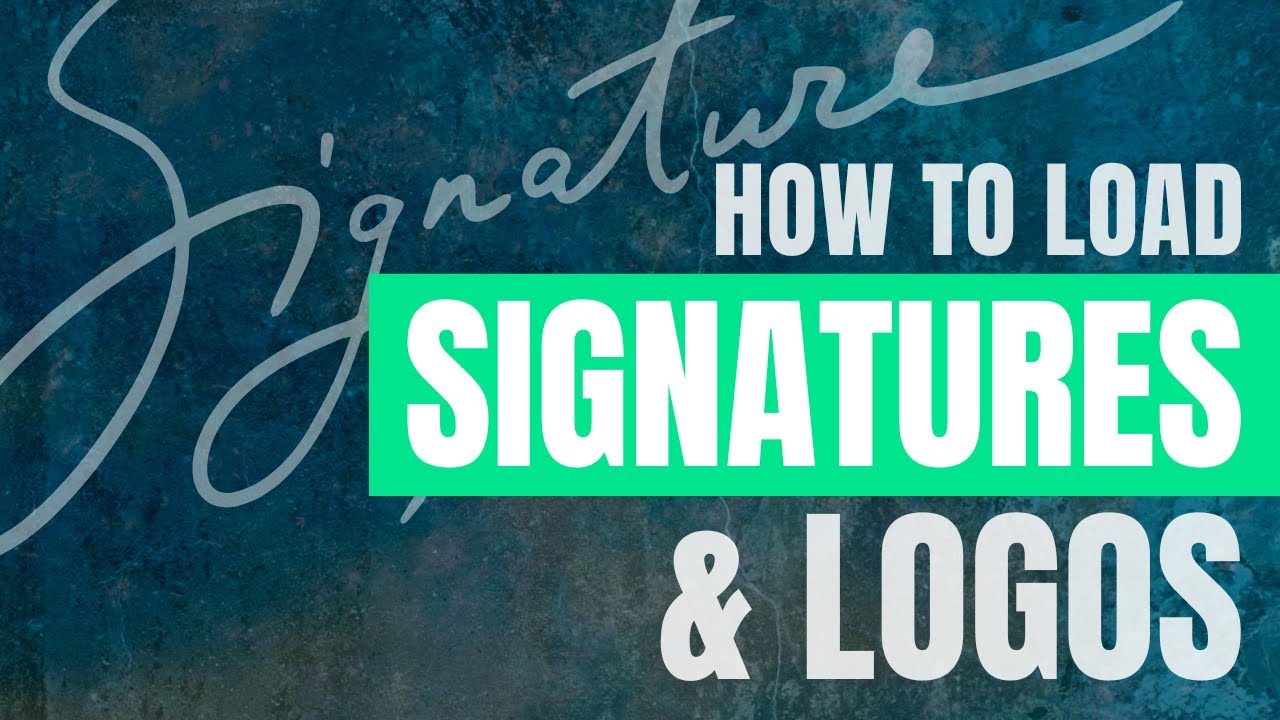 Load Signatures and Logos in Shipping Solutions Export Documentation ...