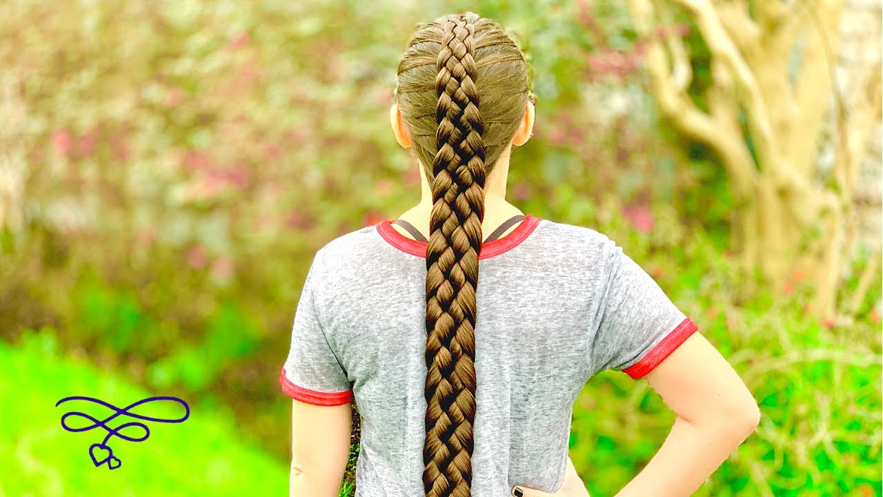 (Hack) 5 Strand "Dutch" Style Braid - YouTube