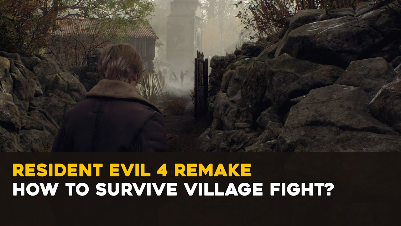 How to survive VILLAGE FIGHT in Resident Evil 4 Remake? - YouTube