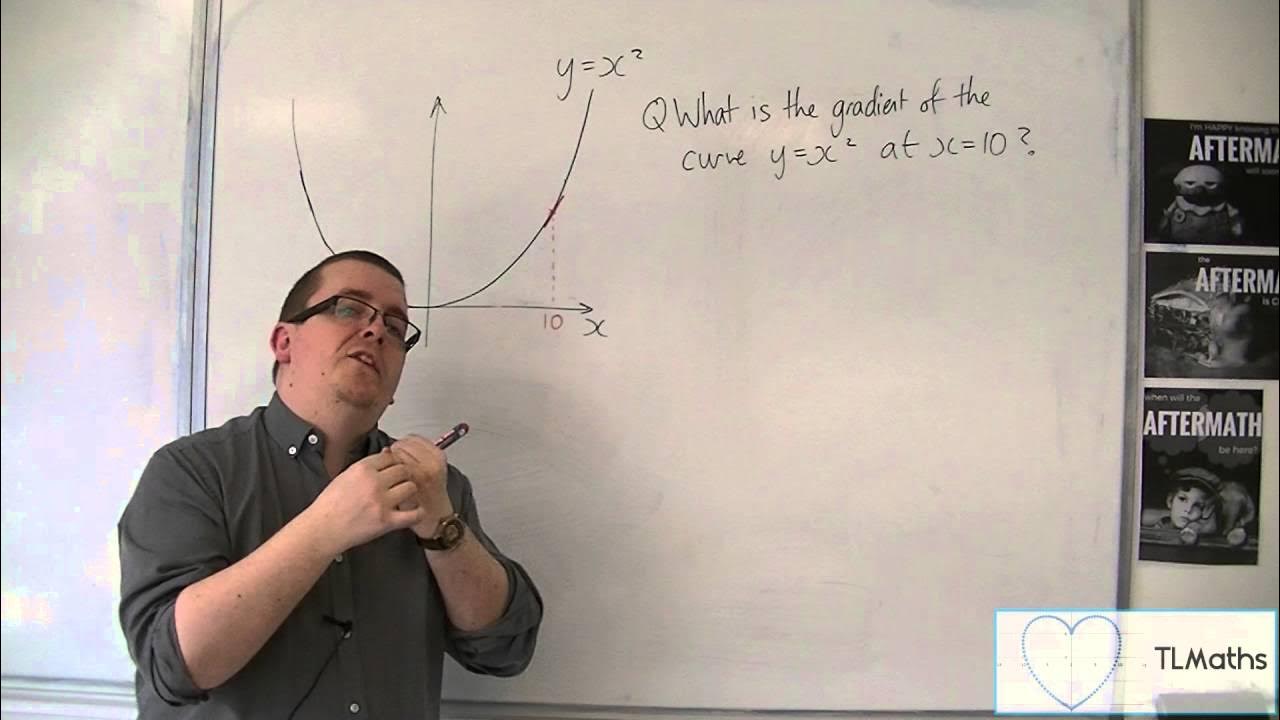 OCR MEI Core 2 3.05 Finding the Gradient of a Curve at a Particular Point - YouTube