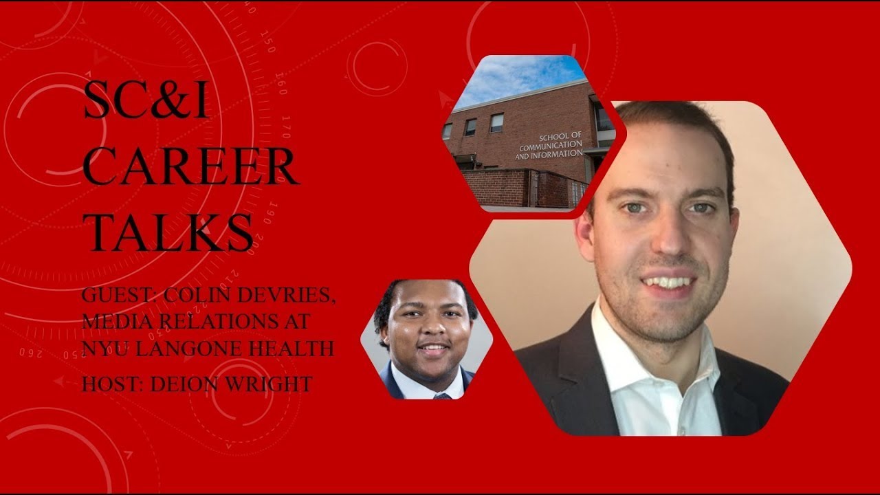 SC&I Career Talks with Colin DeVries - YouTube
