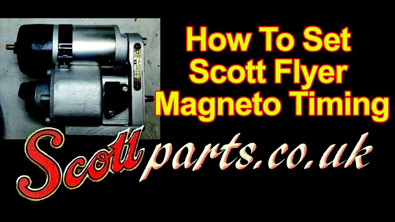 How to set magneto timing on a Scott - YouTube
