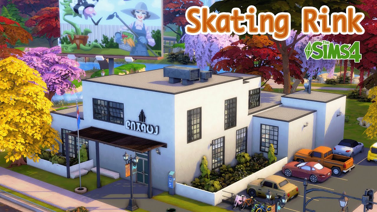 Indoor Skating Rink in the Sims 4 | Speed Build - YouTube