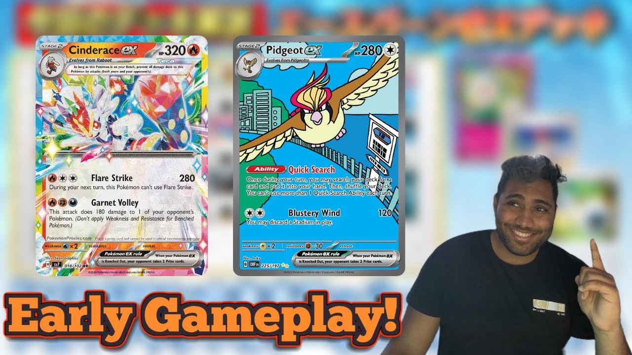Cinderace EX EARLY Gameplay and Decklist! - YouTube