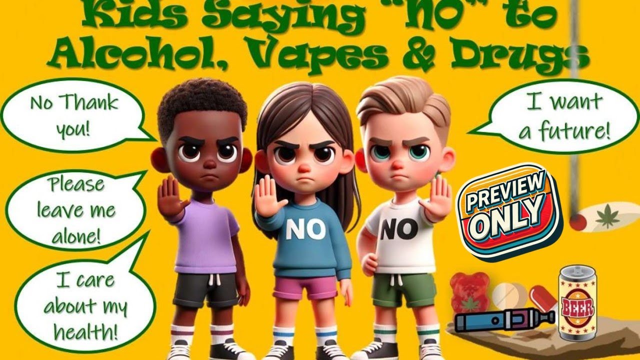 (Preview Kids Presentation) Education on drugs - Kids Saying "No" to ...