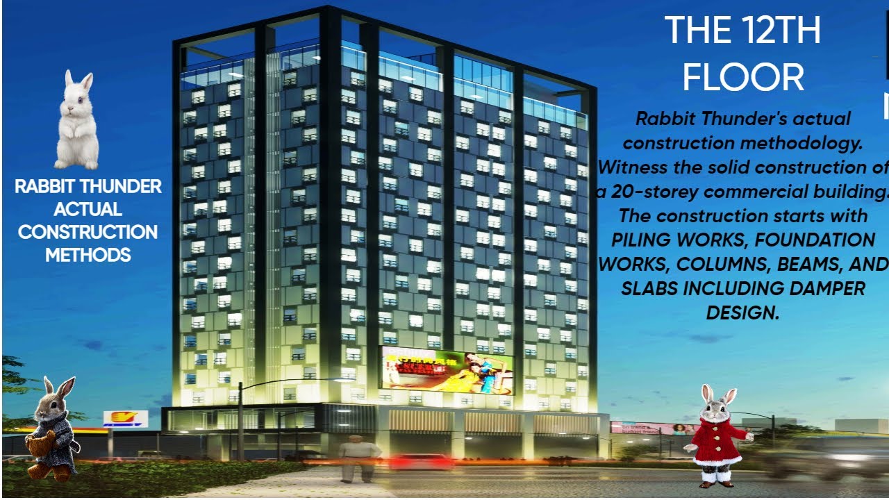 12TH FLOOR ACTUAL CONSTRUCTION METHODS #buildingconstruction - YouTube