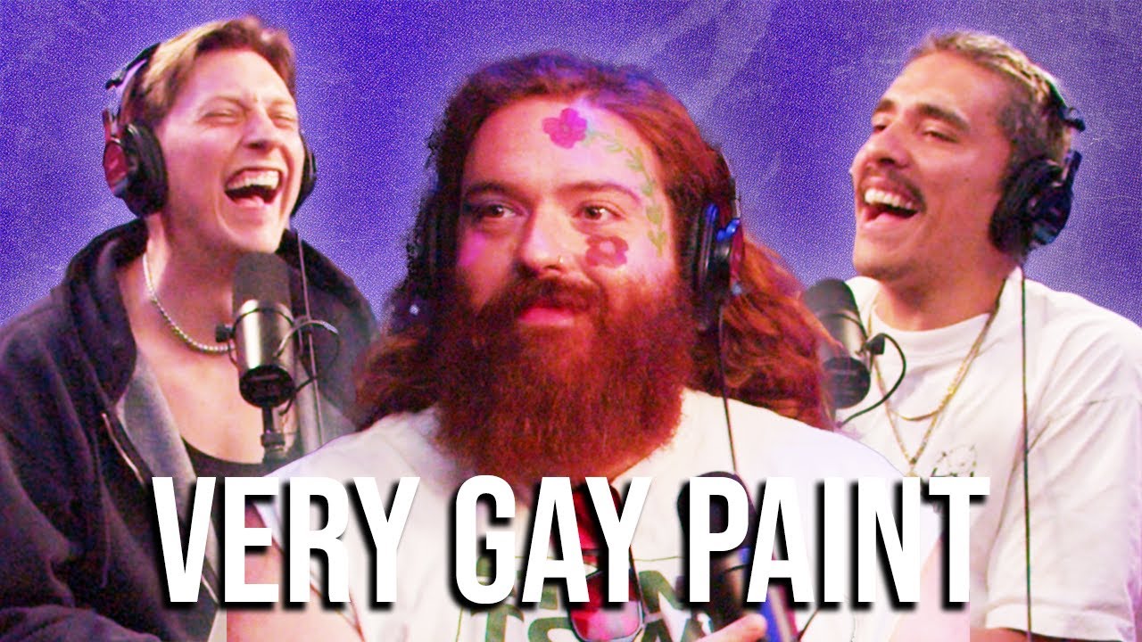 Very Gay Paint Turns Us Into ART - YouTube