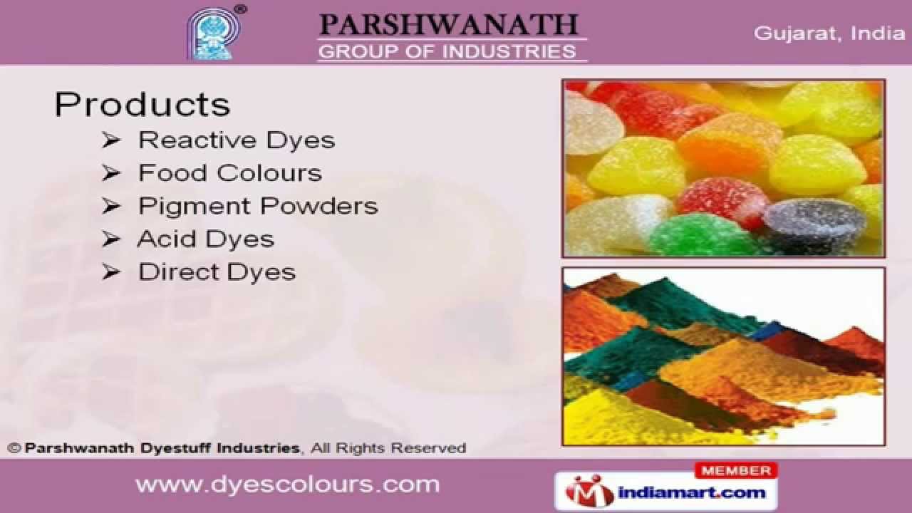 Reactive Dyes by Parshwanath Dyestuff Industries, Ahmedabad - YouTube