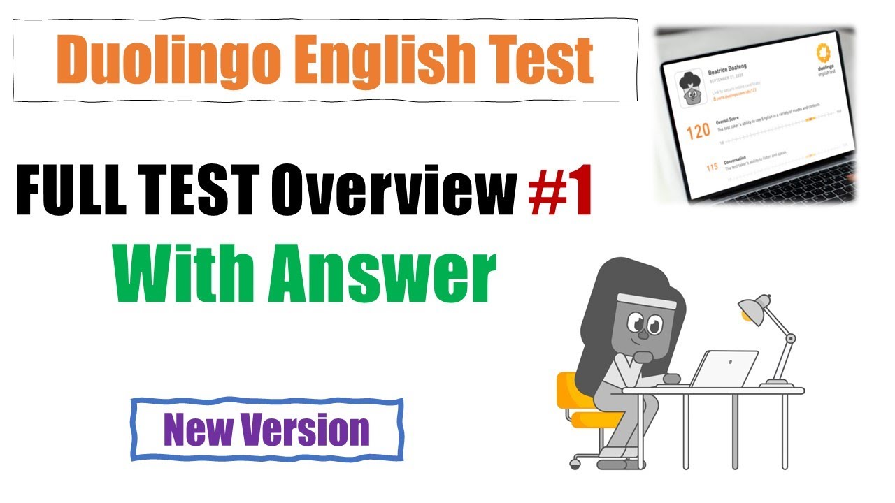 (New version) Full Test Overview - Duolingo English Test -Practice #1 ...