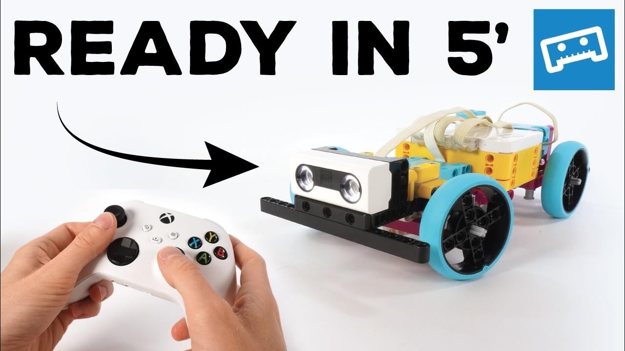 LEGO Remote Control Car - Step-by-Step Build and Pybricks coding - YouTube