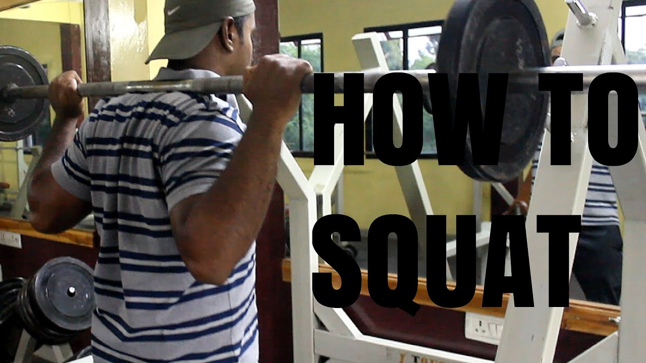 how to do the perfect squat - Execution process - YouTube