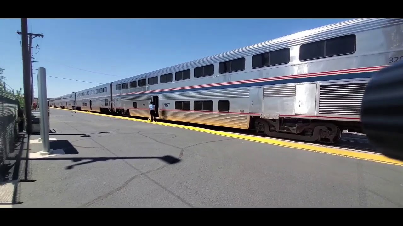 Westbound Amtrak Sunset Limited Texas Eagle train#1 arriving in El Paso TX 08/02/20 - YouTube