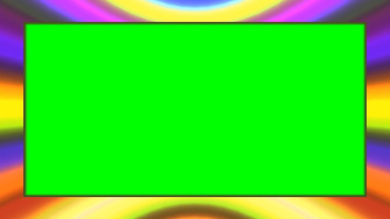 ️‍🔥 MULTICOLOR WAVES || Motion Frame green screen effects - chroma key ...