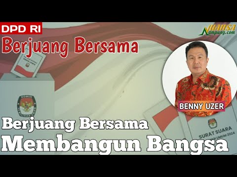 Blak-blakan, Inilah Strategi Benny Uzer untuk Duduki Kursi DPD RI - YouTube