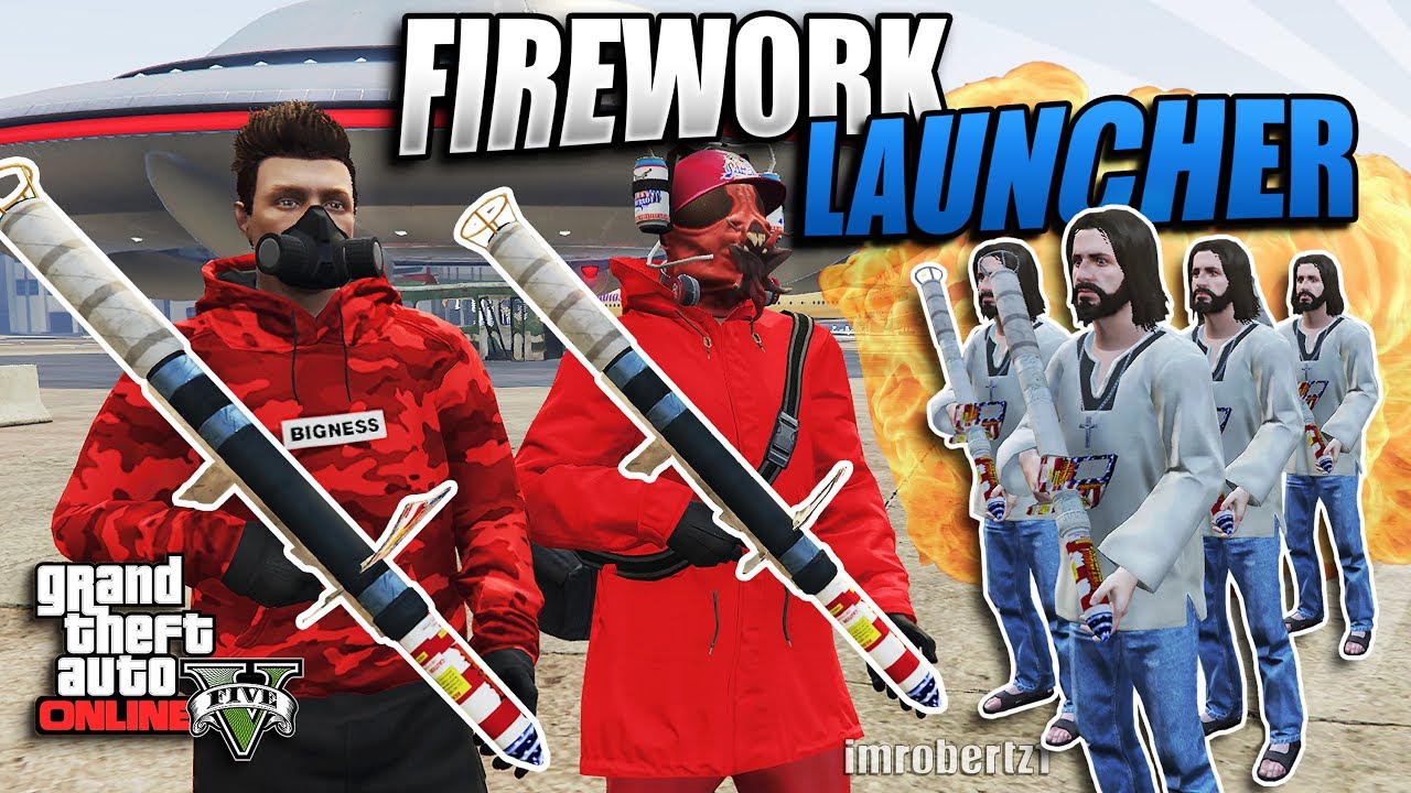 Firework Launcher and Ammo! GTA 5 Online Xbox One PS4 PC 1.40 (GTA 5 ...