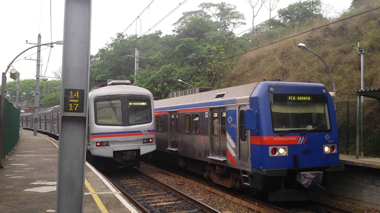 CPTM - Série 1100 E Série 3000 Na Estação Vila Clarice - YouTube