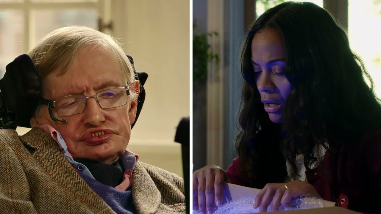 Stephen Hawking + Zoe Saldana: Quantum is Calling ft. Keanu Reeves ...
