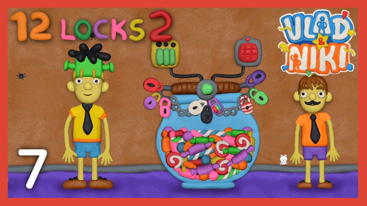 Vlad & Niki 12 Locks 2 Level 7 Walkthrough | Haunted House (RUD Present ...