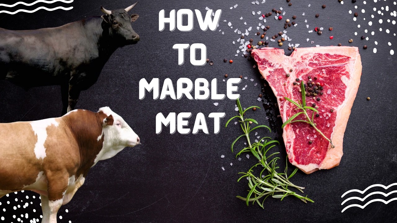 How to Marble Meat - YouTube