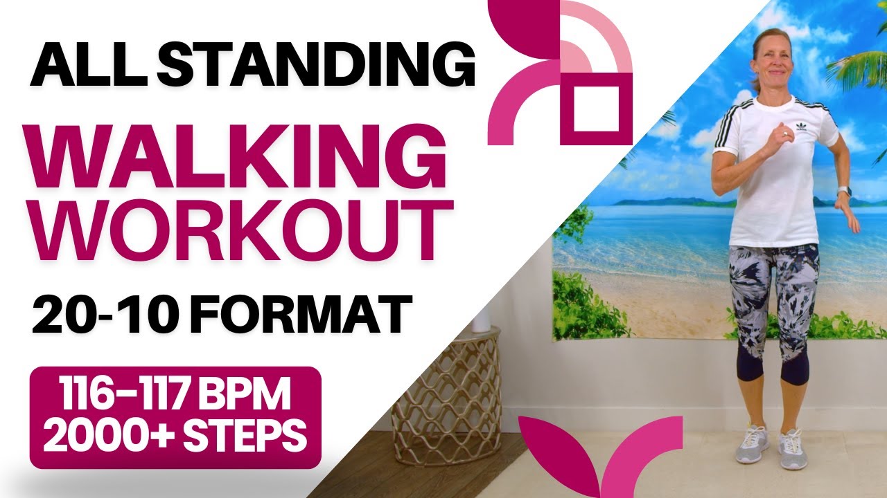 20-Minute Walk at Home for a Longer, Healthier Life | All Standing ...