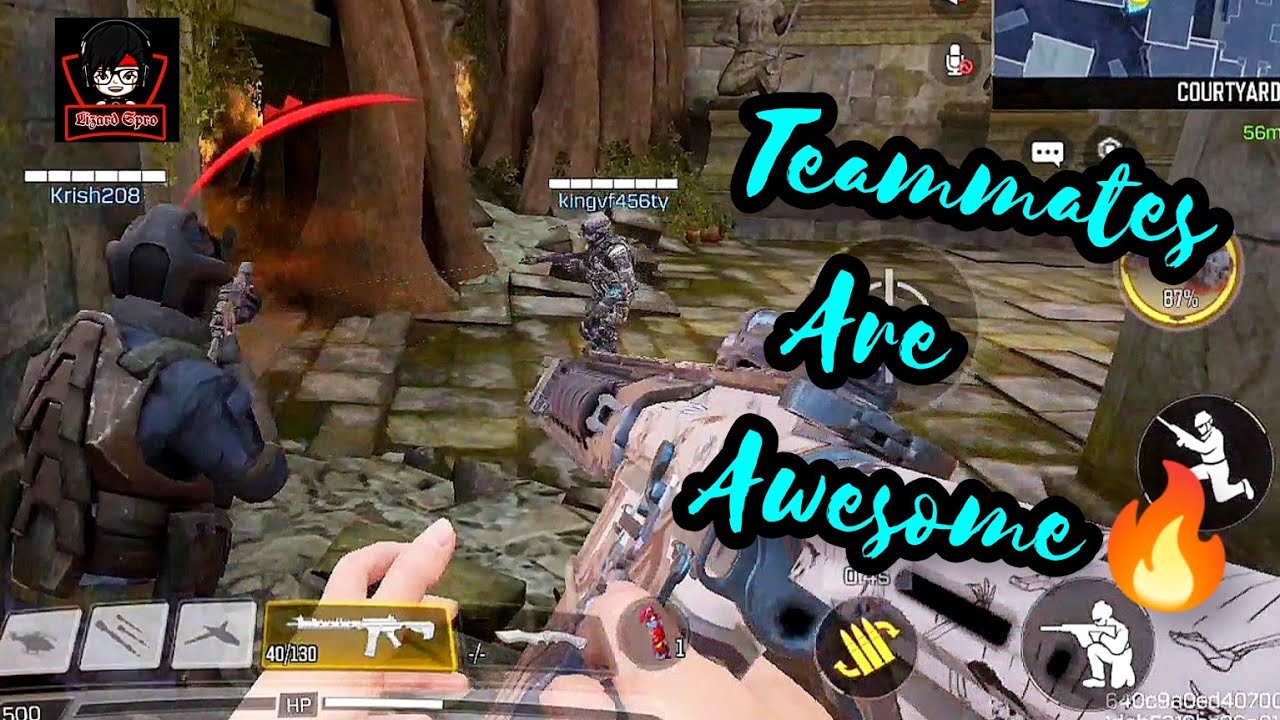 Teammates Are Awesome In Call Of Duty : Mobile 🔥🔥|| PRO MP Ranked TDM ...