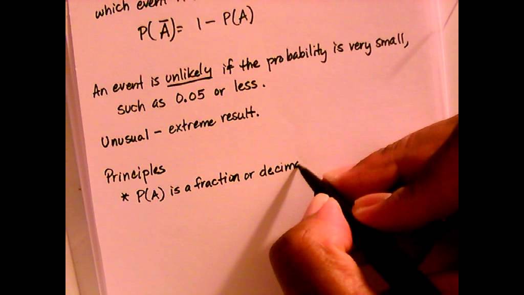 MATH 2133 Sec 4 2 Basic Concepts of Probability - YouTube