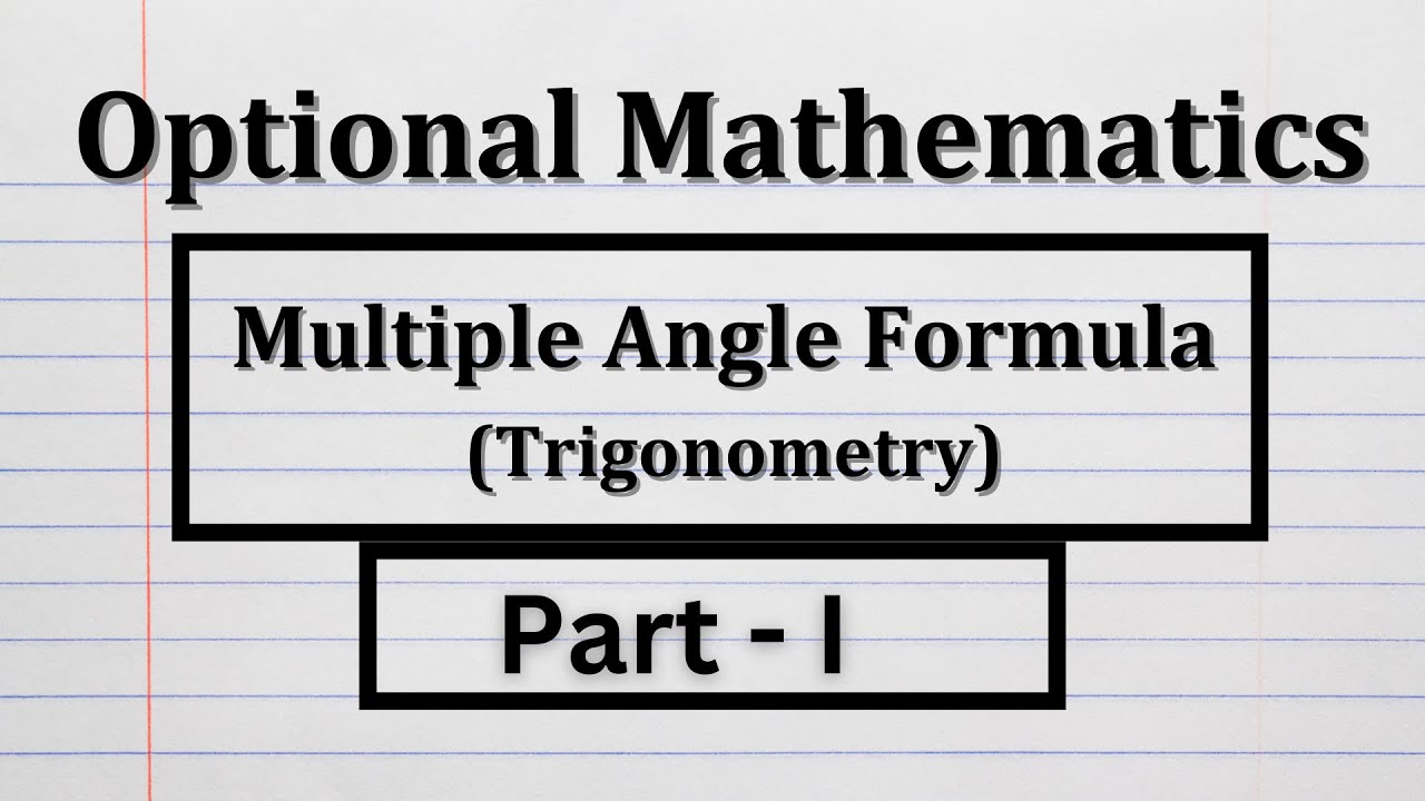 Multiple Angle Formula | Part I | Trigonometry #education #mathematics ...