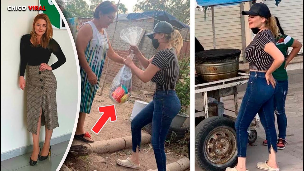 ¿QUIÉN ES LAURA SERRANO LA SENSUAL MUJER QUE REGALA DESPENSAS A ...