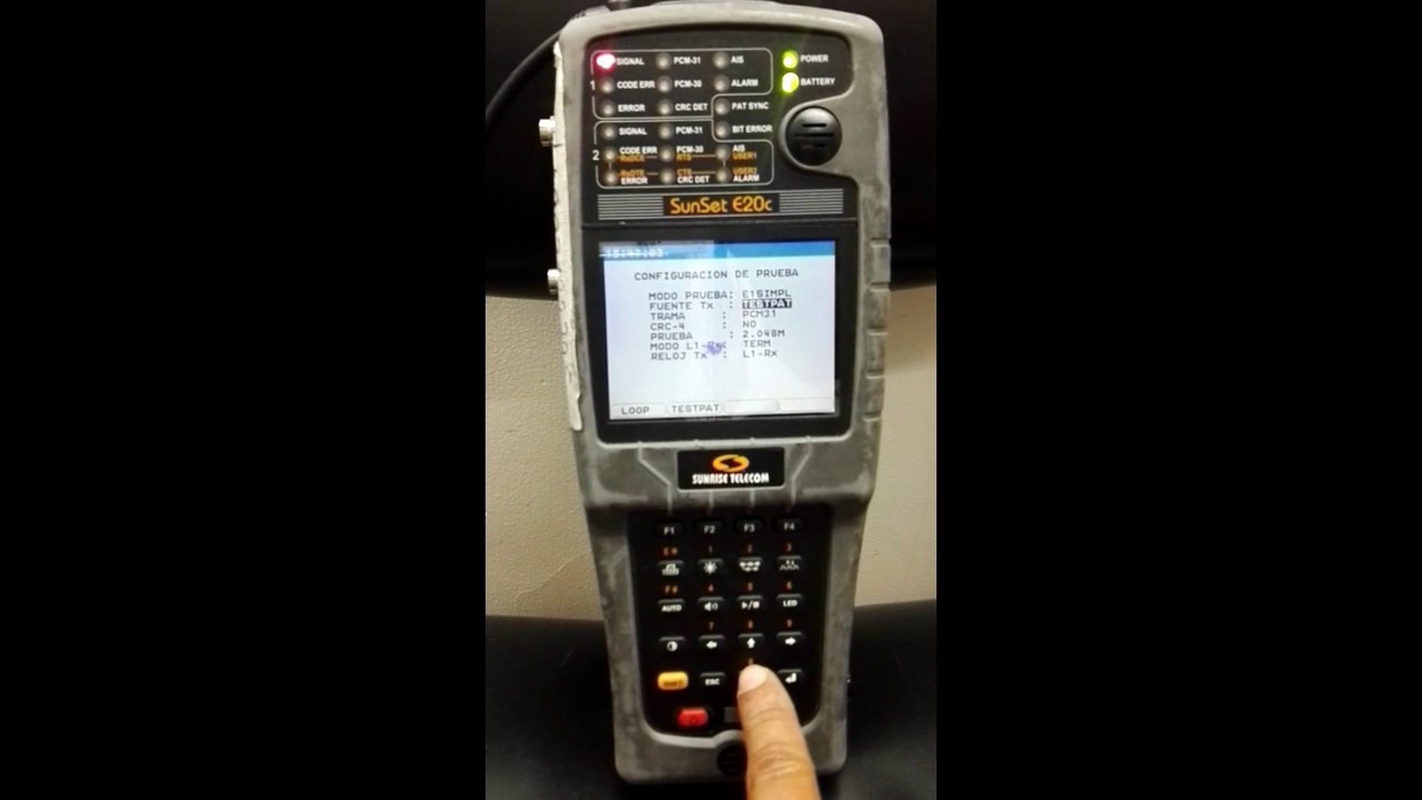 Sunset E20C Configuracion en modo terminal - YouTube