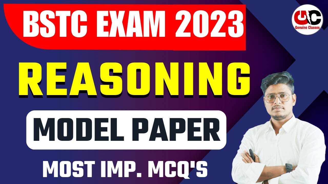 Bstc Online Classes 2023 | BSTC Reasoning Model Paper 2023 | Bstc ...