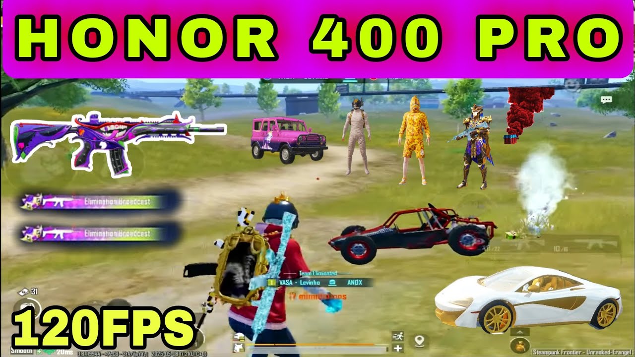 HONOR 400 Pro PUBG Test | Fps test | Gyro test, Honor 400 pro pubg ...
