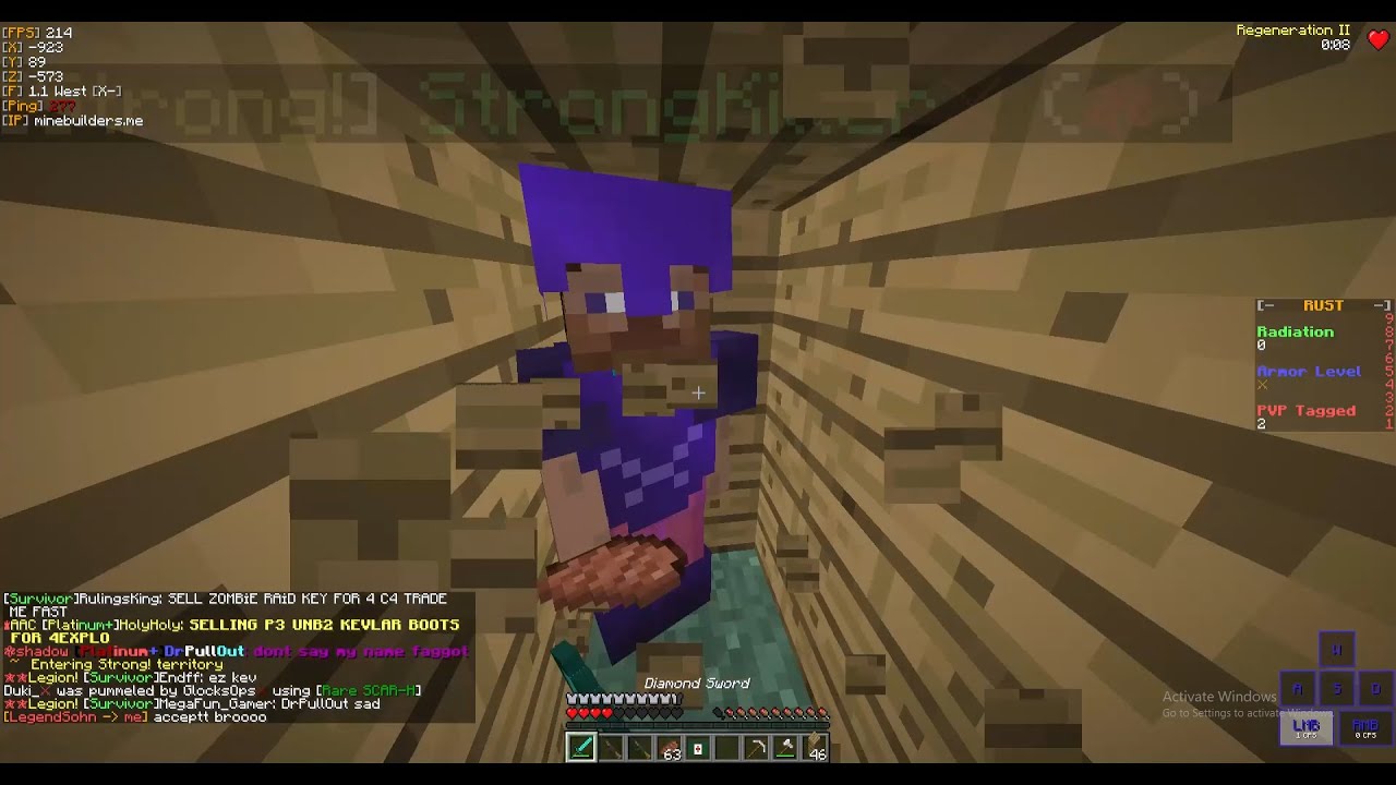 Rust in Minecraft ( GOING DEEP ON 2 RED SET IN KEV !! ) ( RustV2 ) - YouTube