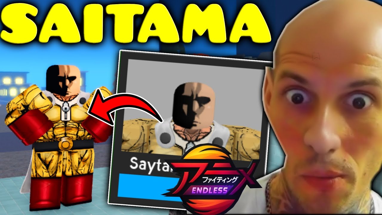 🚨SHOWCASE SAITAMA MODO SERIO EN ANIME FIGHTING SIMULATOR ENDLESS ROBLOX ...