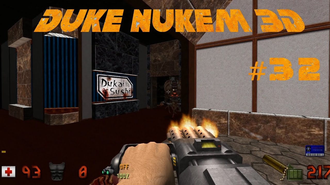 Let's Play Duke Nukem 3D #32 [HRP][Blind] - Dukai Sushi - YouTube