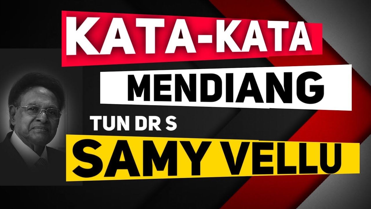 Kata-kata Lucu Samy Vellu #bpjeya #samyvellu - YouTube