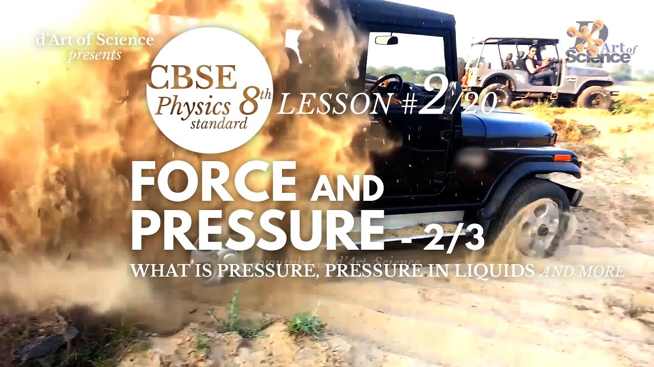 FORCE and PRESSURE Part 2 - Physics Class 8th CBSE #2 - YouTube