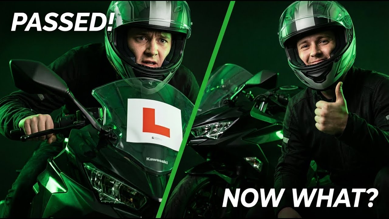 Passed Your Motorbike Test? DON'T Make These Beginner Mistakes! - YouTube