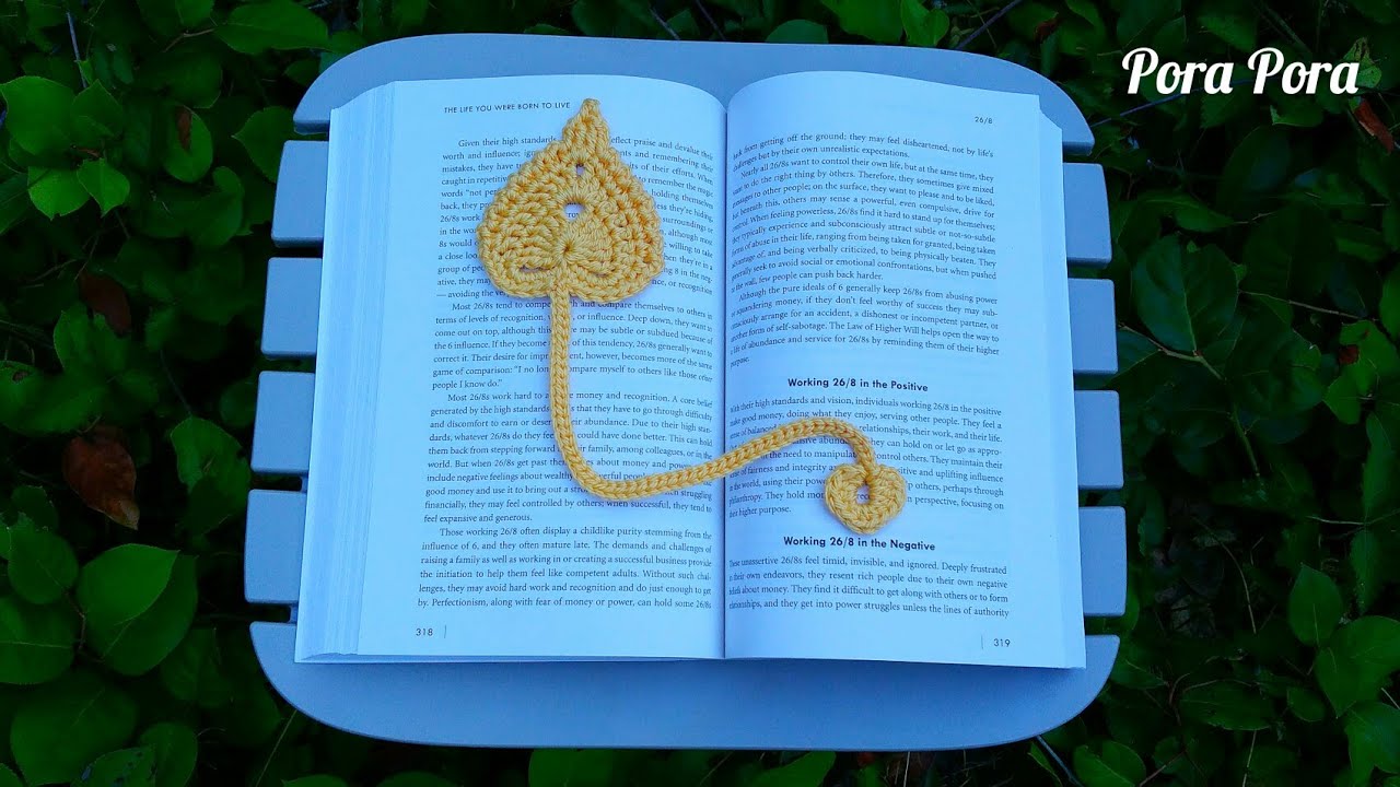 Crochet Leaf Bookmark I Crochet Leaves I Crochet Bookmark Tutorial ...