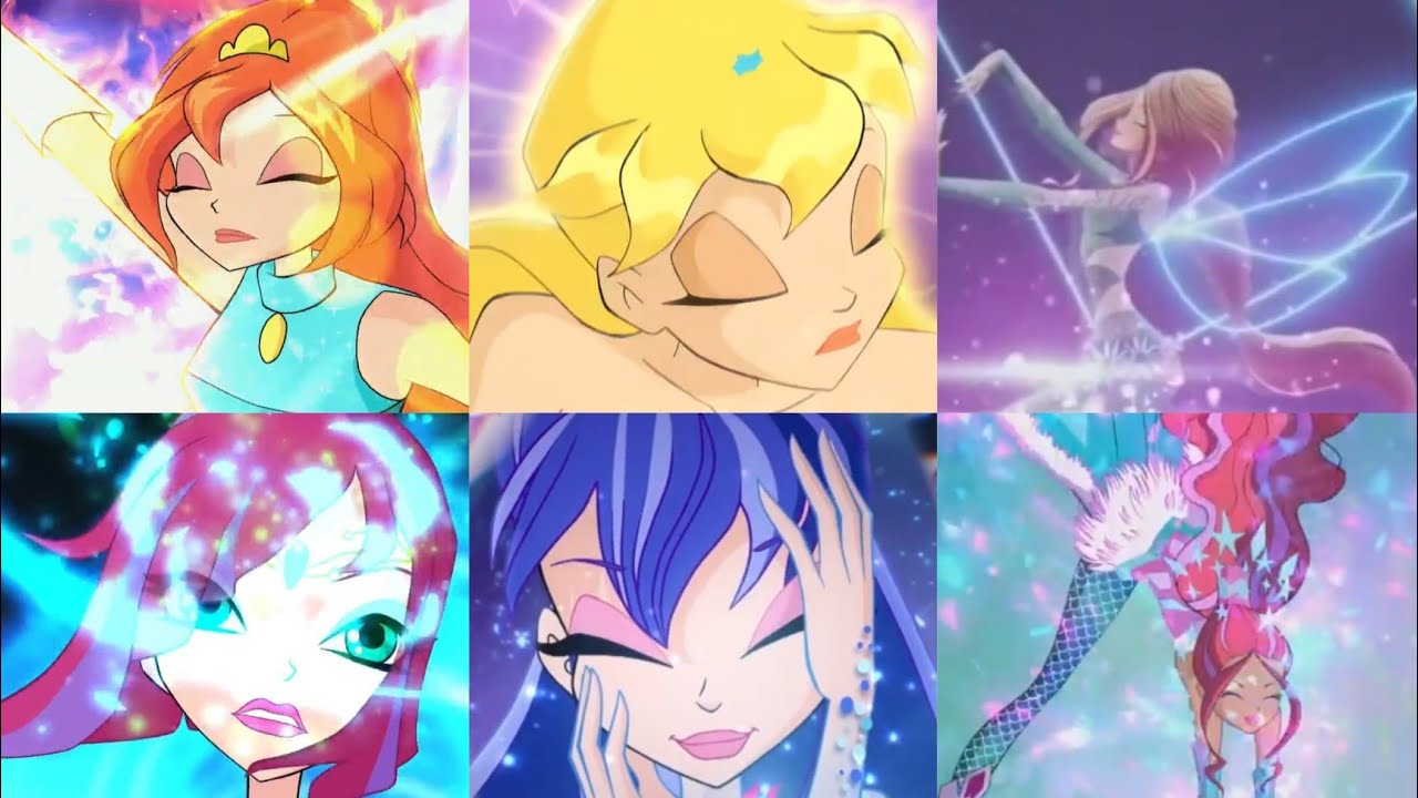 Winx Club All Transformation 2004 - 2020 - YouTube