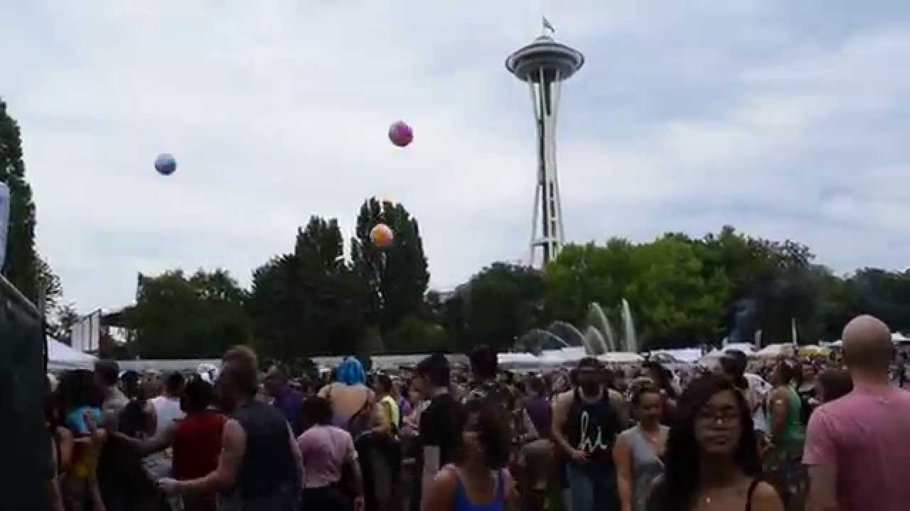 Seattle Gay Pride 2015 Seattle Center - YouTube