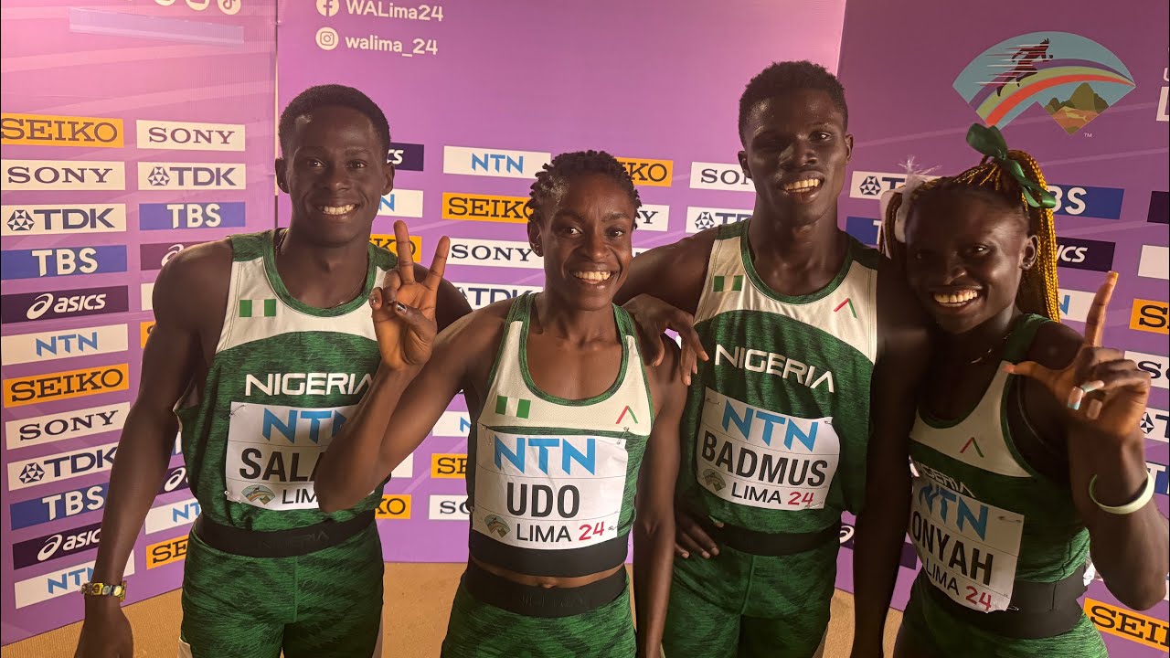 Team Nigeria finishes 3rd in 4x400m Mixed at World U20 Championships ...
