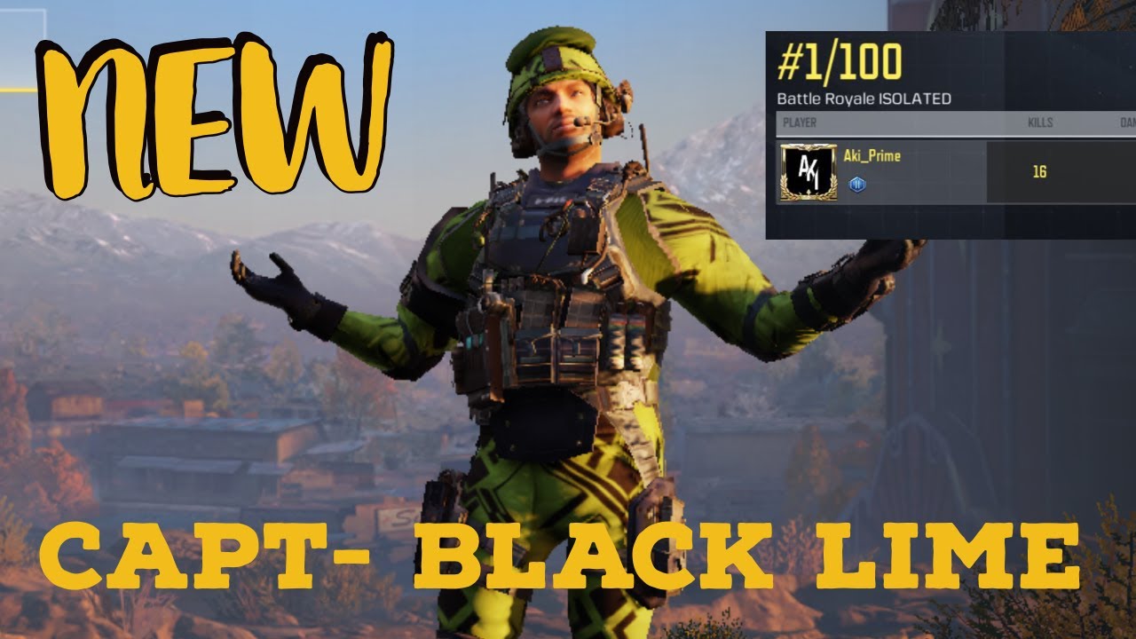 NEW | CAPTAIN BLACK LIME Gameplay | Call of Duty Mobile Season 7 ...