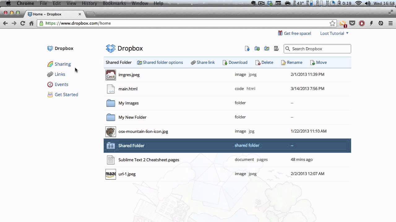 Dropbox - 05. Sharing folders with other Dropbox users - YouTube