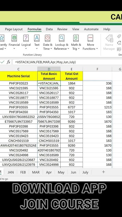 Advanced Excel Complex Formulas | Excel Formulas & Function | Office 365 Updated Formulas - YouTube
