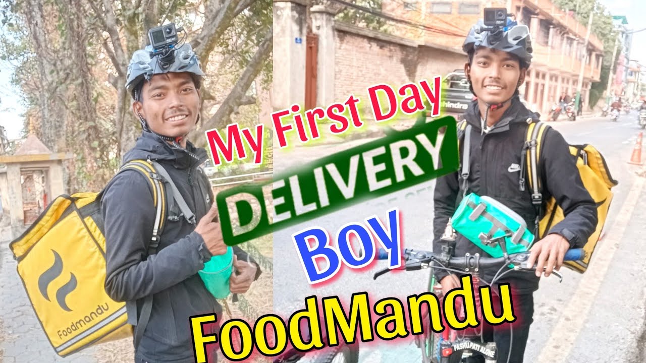 My First Day Delivery 🚲 Boy Job On Foodmandu Cycle - YouTube