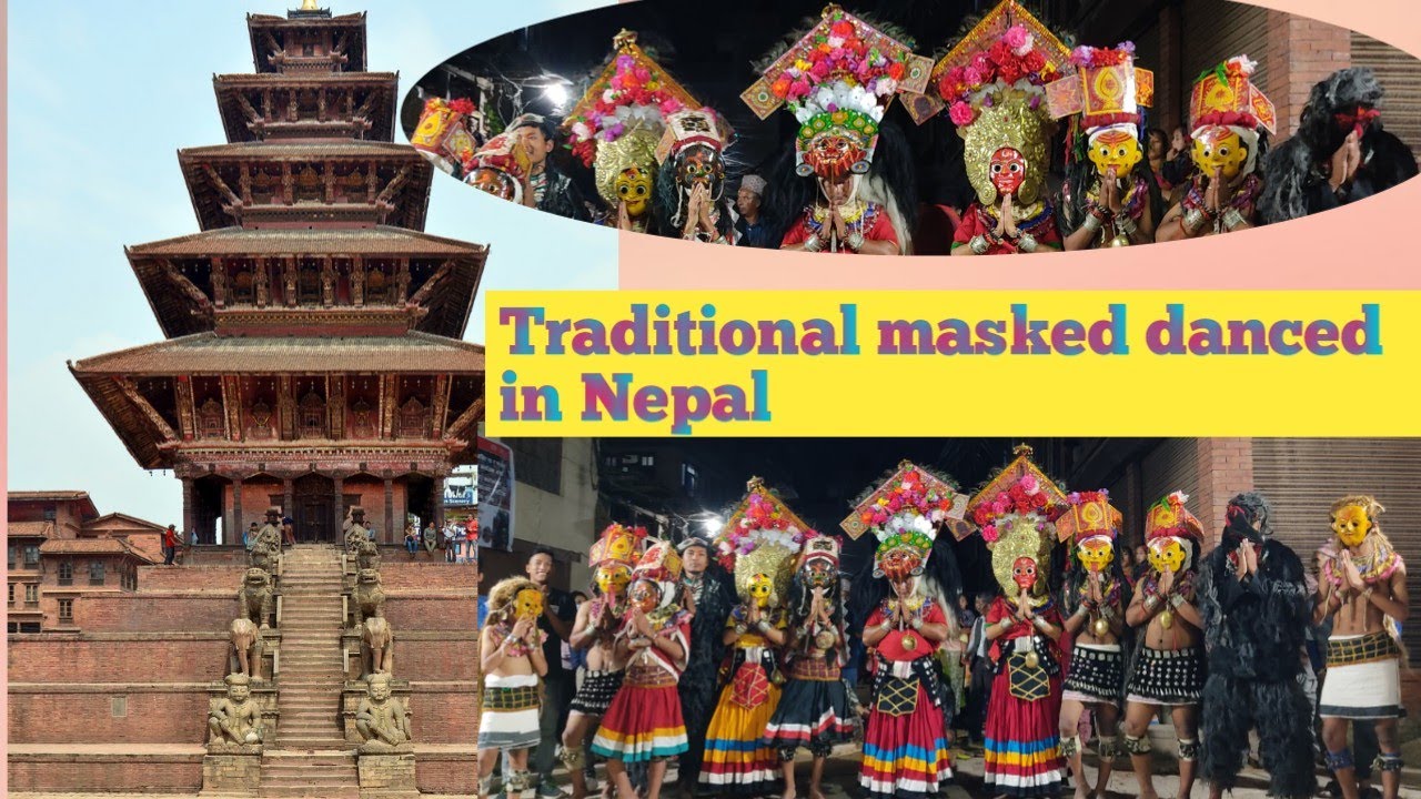 Devi dances# traditional masked danced# centuries oldest dance - YouTube