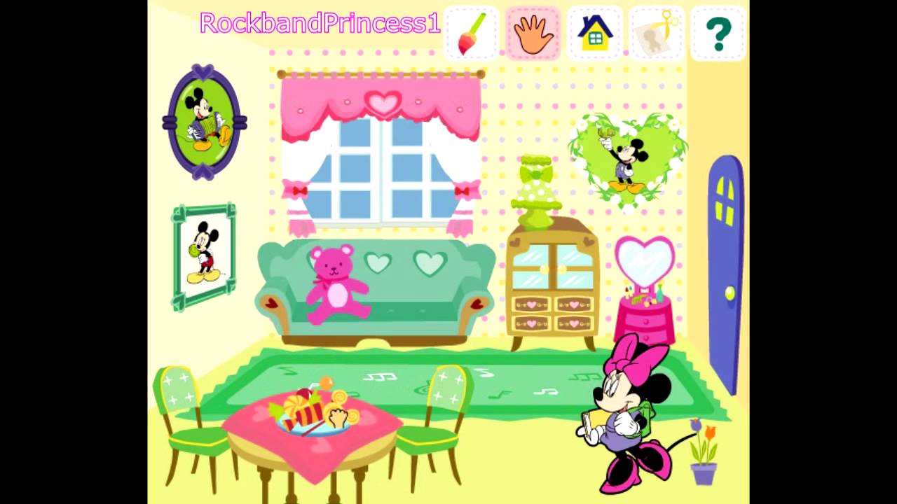 Mickey Mouse Clubhouse Game - Decorate House Game - Mickey Mouse Online ...